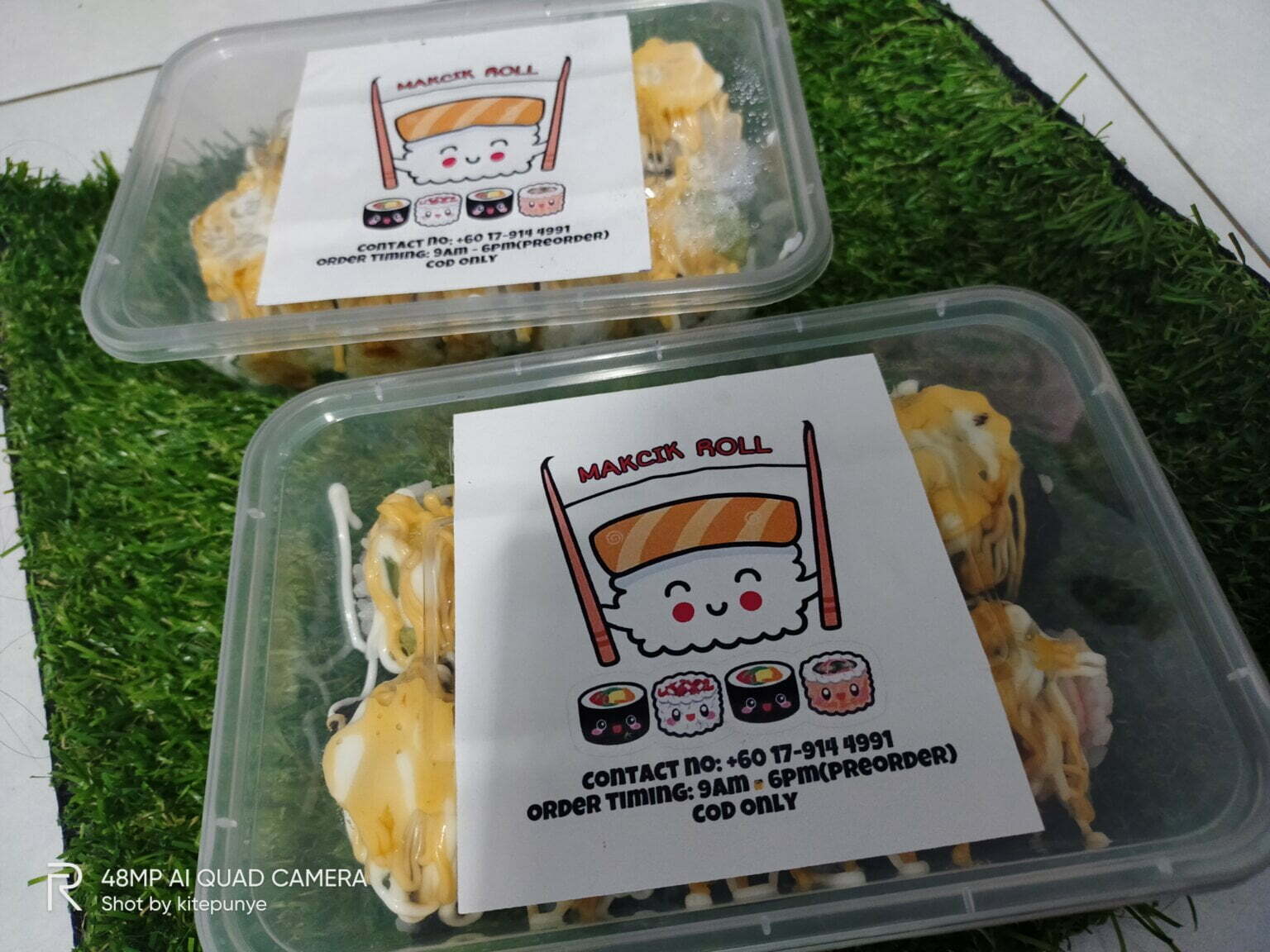 Makcik Roll Sushi Nampak Kecil Tapi Berbaloi & Sedap!