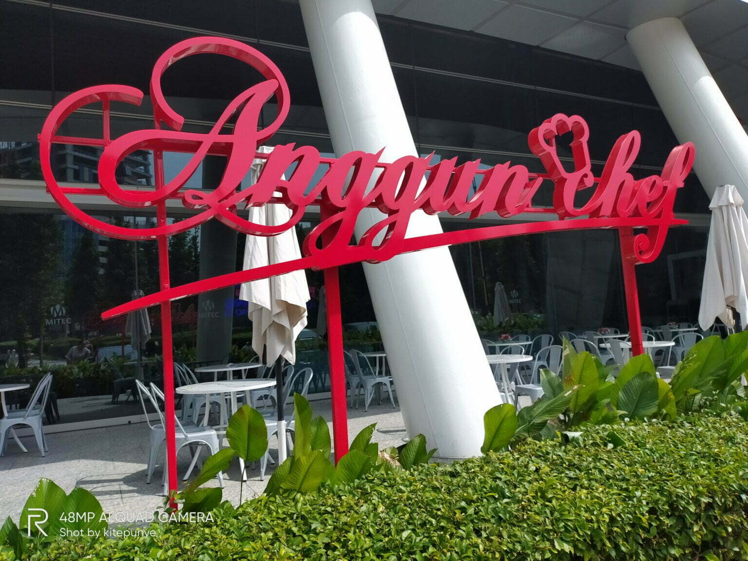 Anggun Chef Cafe Restaurant Hidang Nasi Lemak Rendang Peanut Butter