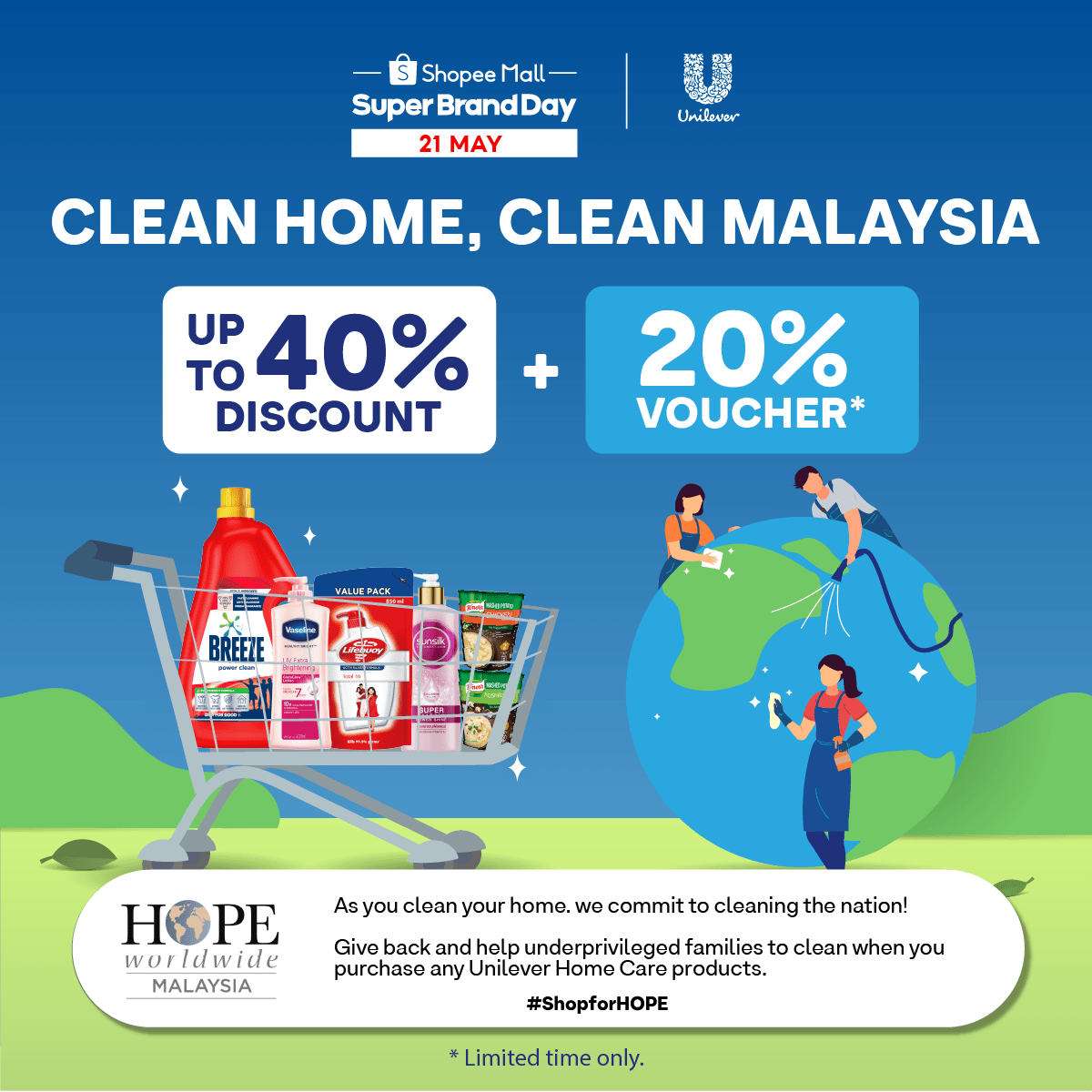 Clean Home. Clean Nation.’ programme on Shopee