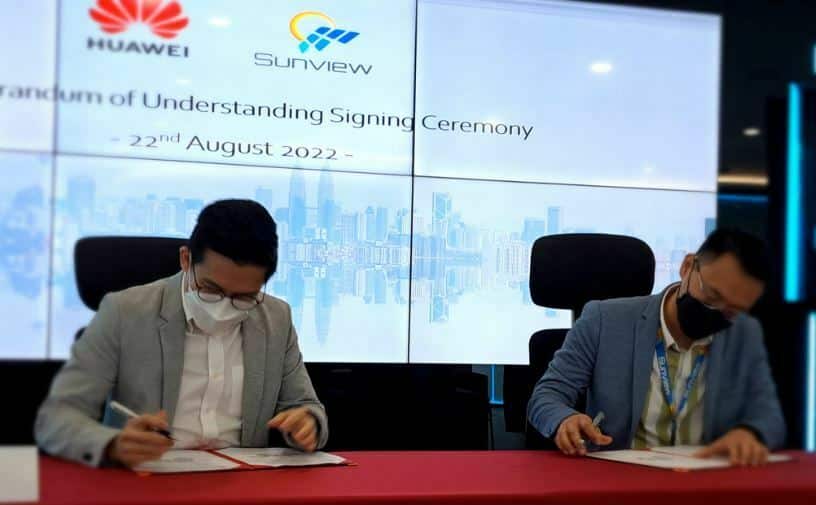 HUAWEI MALAYSIA & SUNVIEW SIGN MOU FOR NEW COLLABORATION!
