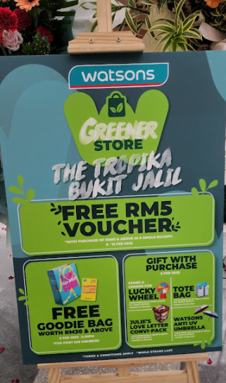 1ST GREENER CONCEPT STORE BY WATSONS IN MALAYSIA!