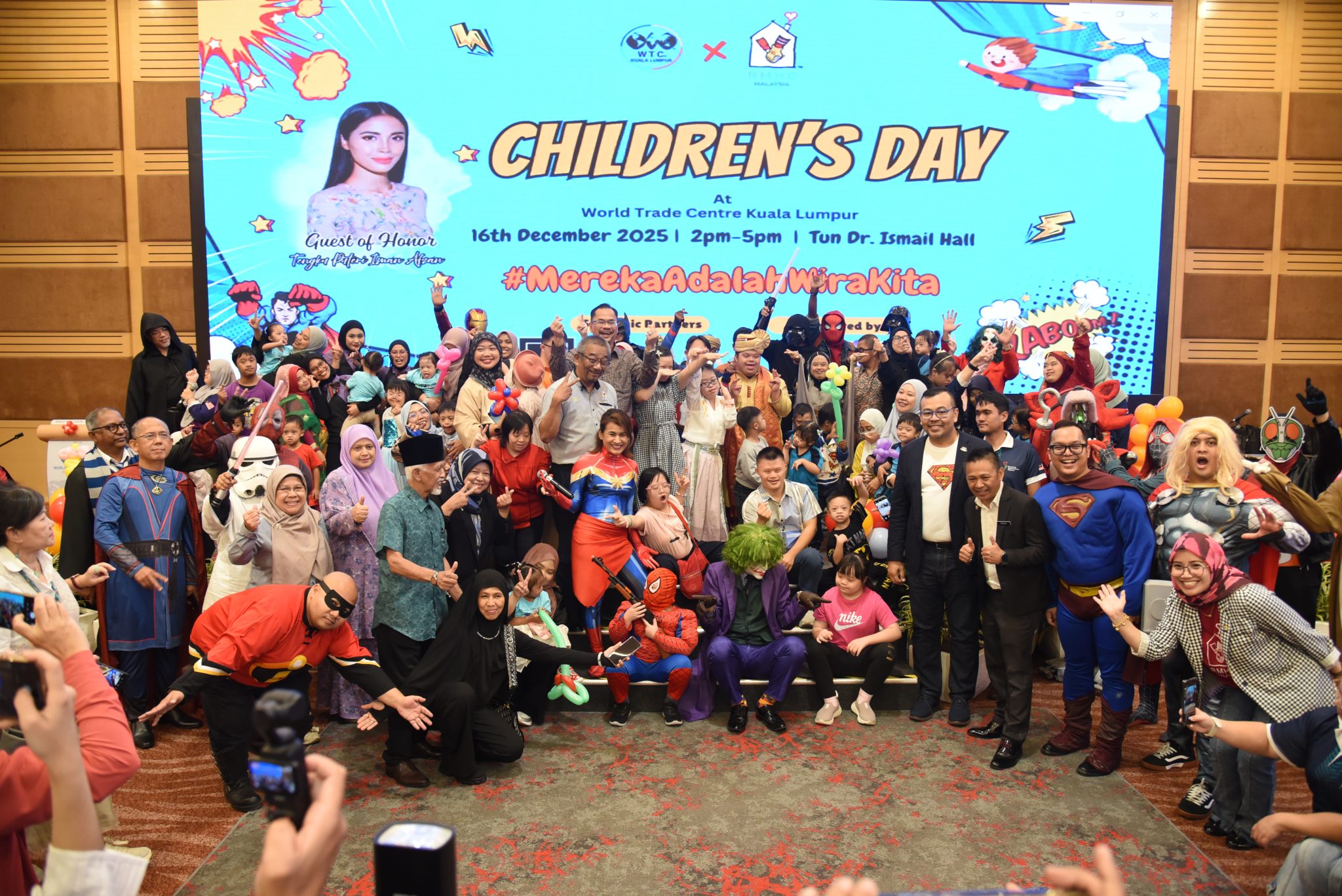 WTCKL RAIKAN KANAK-KANAK SEBAGAI SUPERHERO DALAM PROGRAM CSR!